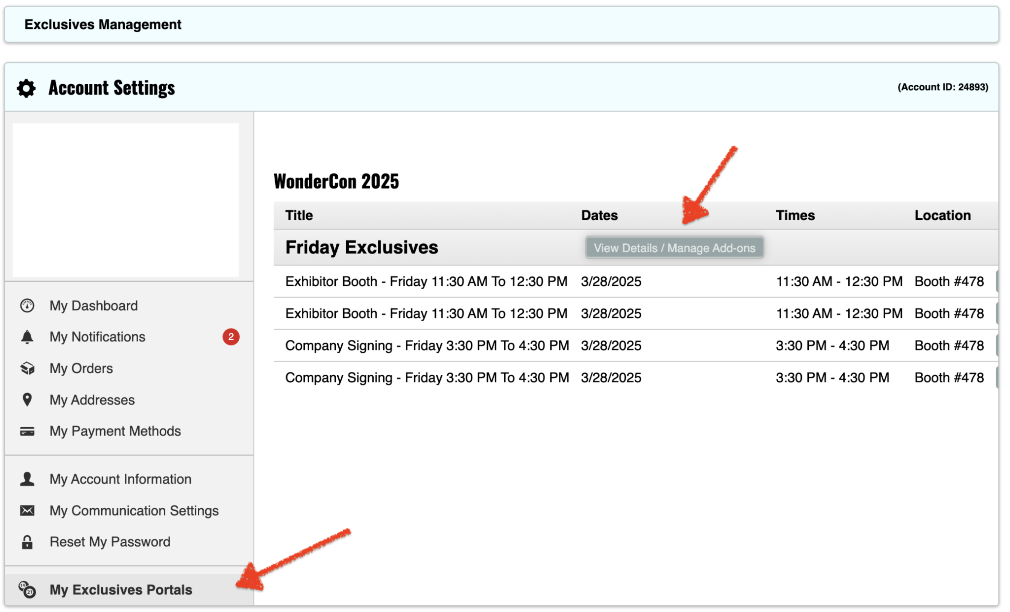COMIC-CON And WonderCon EXCLUSIVES PORTAL FAQ - Comic-Con International