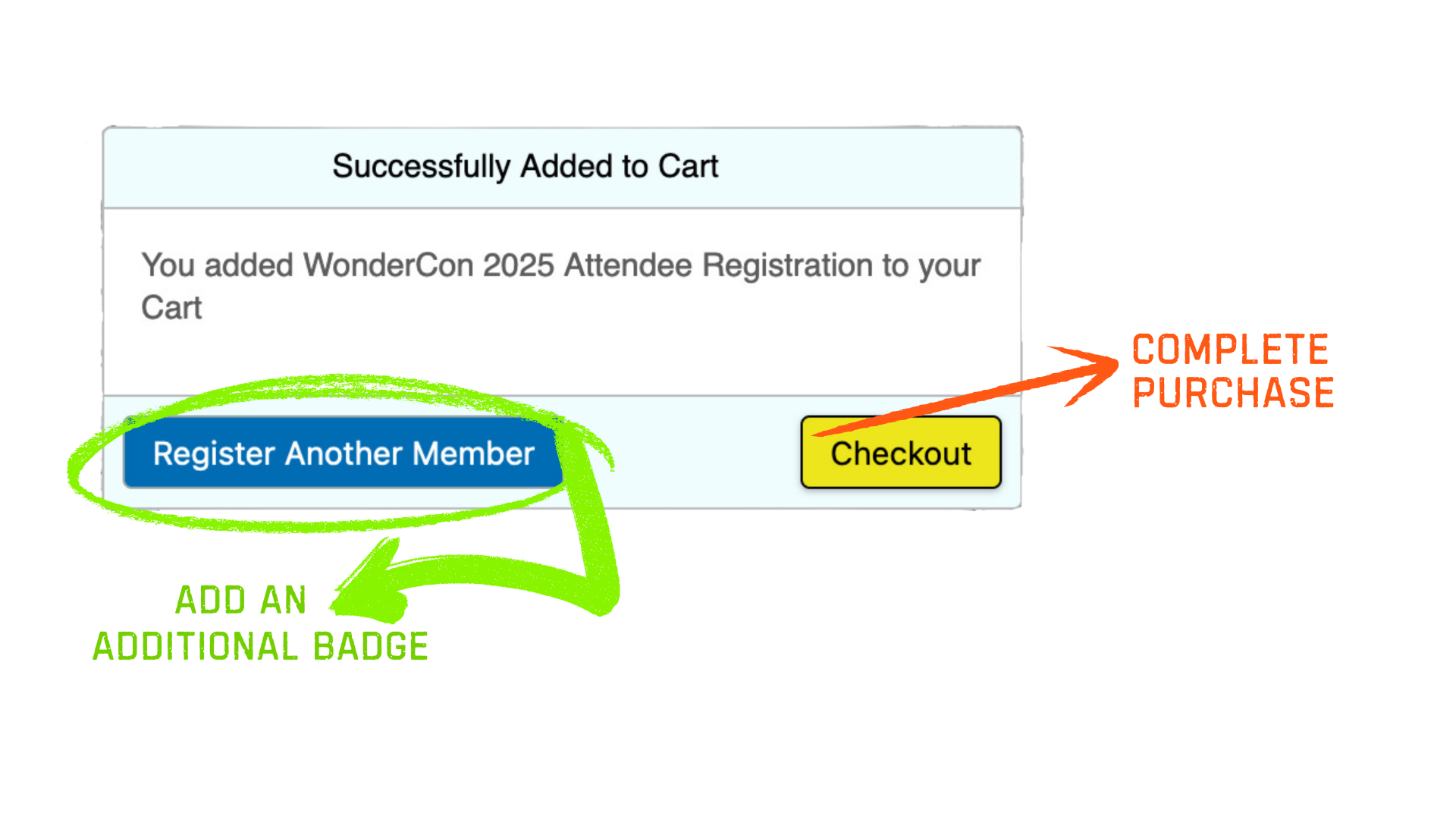 Attendee Badge Sale - WonderCon