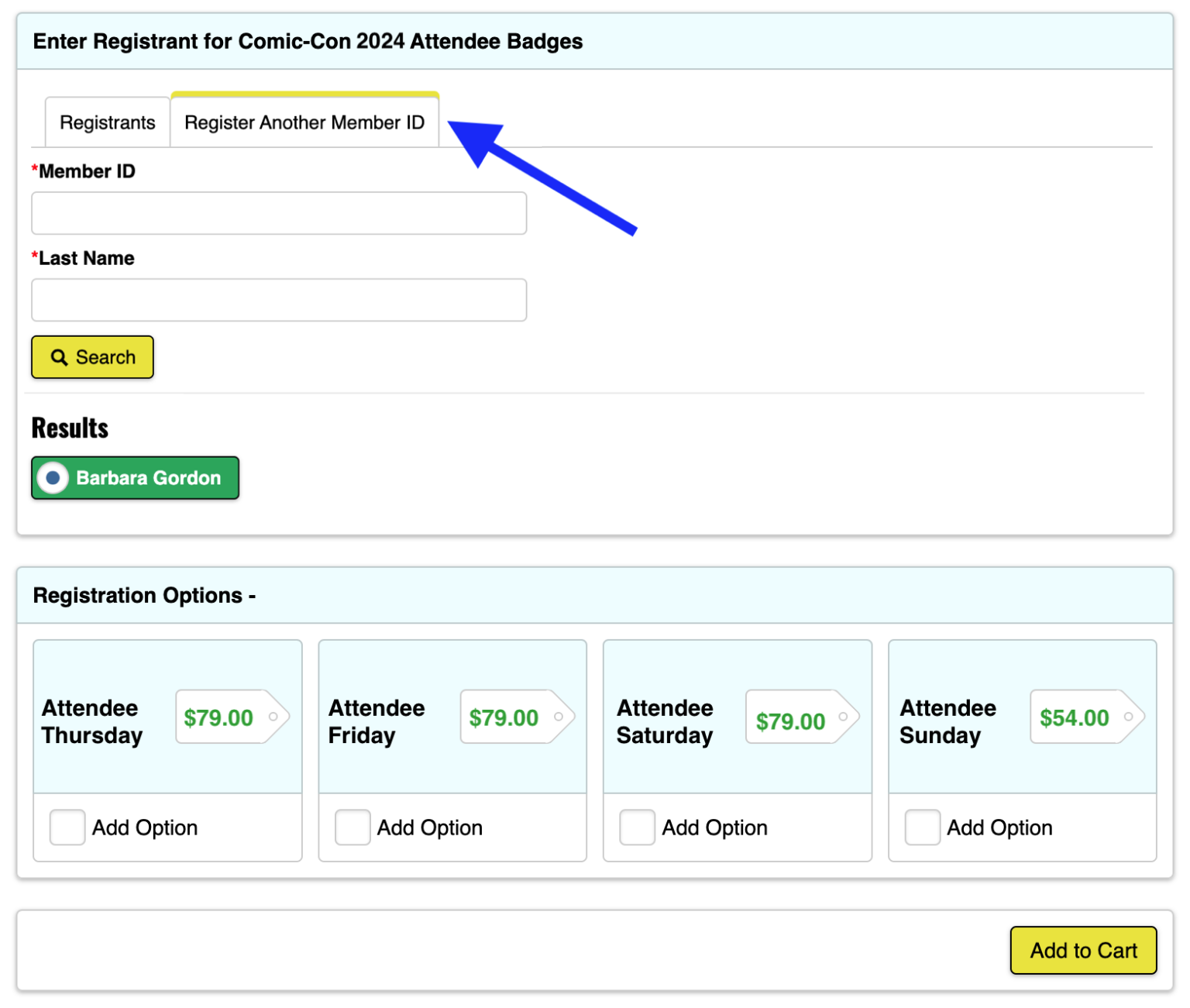 Open Registration - Comic-Con