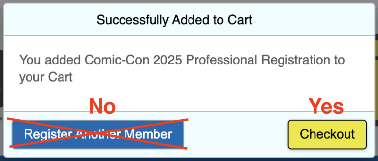 Professional Registration - Comic-Con