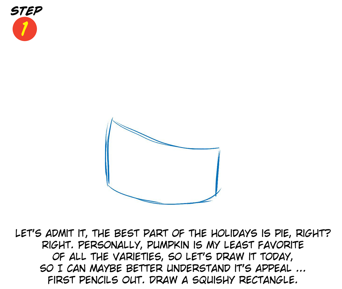 You Can Draw with Katie Cook 042: How to Draw Pie! - Toucan