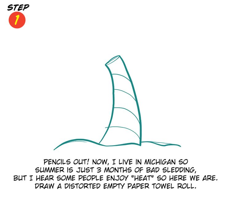 You Can Draw with Katie Cook 073: How to Draw a Summer Scenario - Toucan