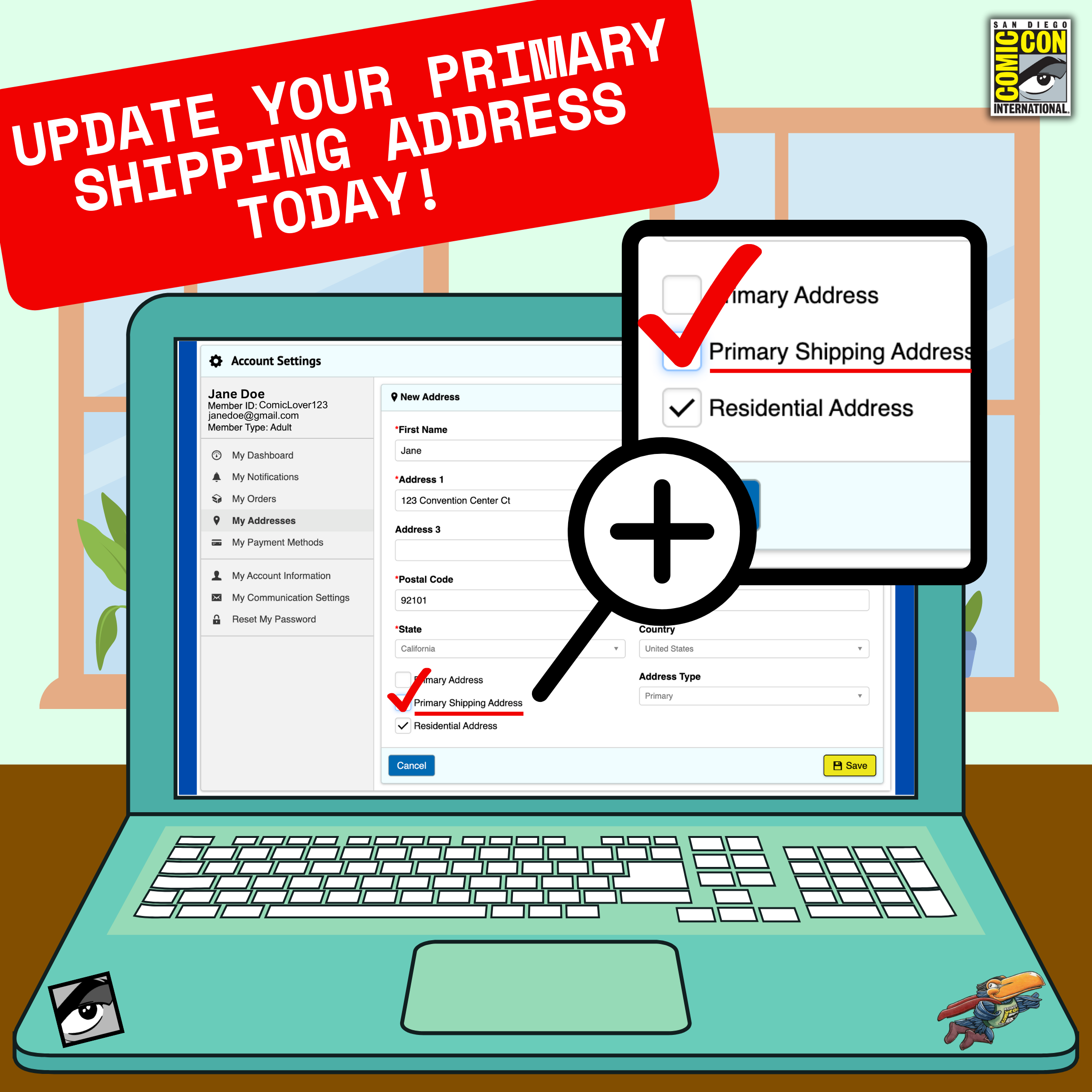 2025 Badge Shipping: Address Updates and Deadlines - Toucan